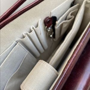 Bosca | Bags | Bosca Leather Professional Business Briefcase Bag | Poshmark
